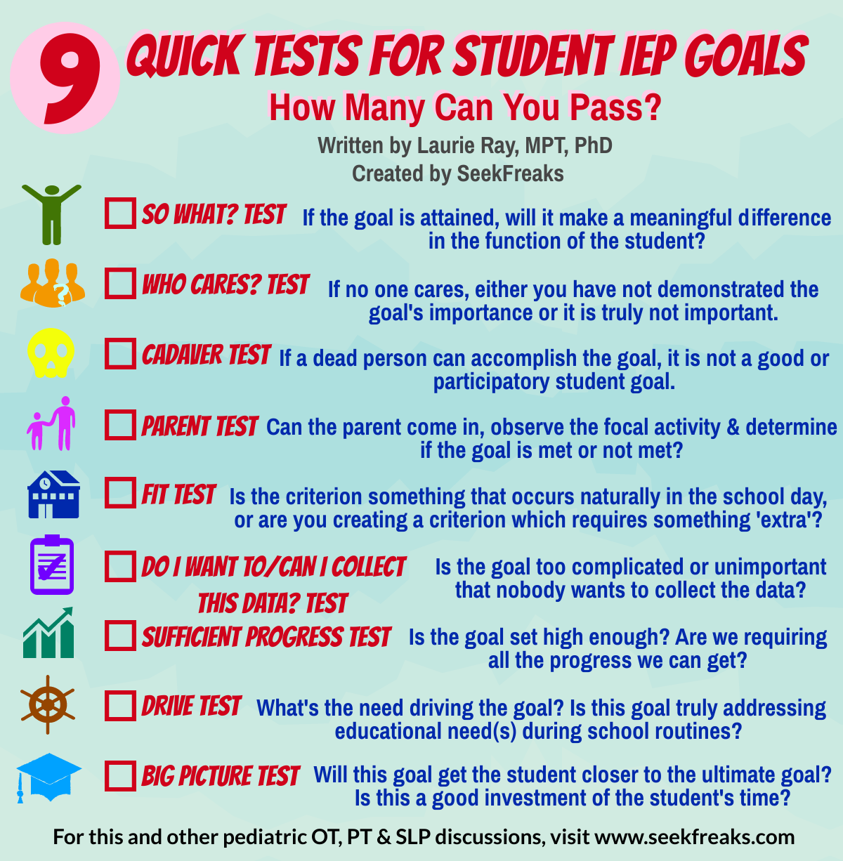9 Quick Tests For IEP Goals SeekFreaks 9 Quick Tests For IEP Goals SeekFreaks